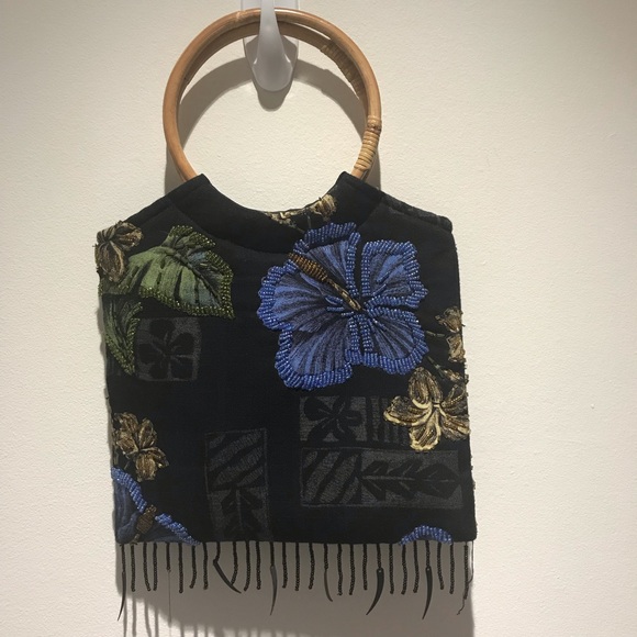 Bags | Handmade In Indonesia Embroidered Purse | Poshmark